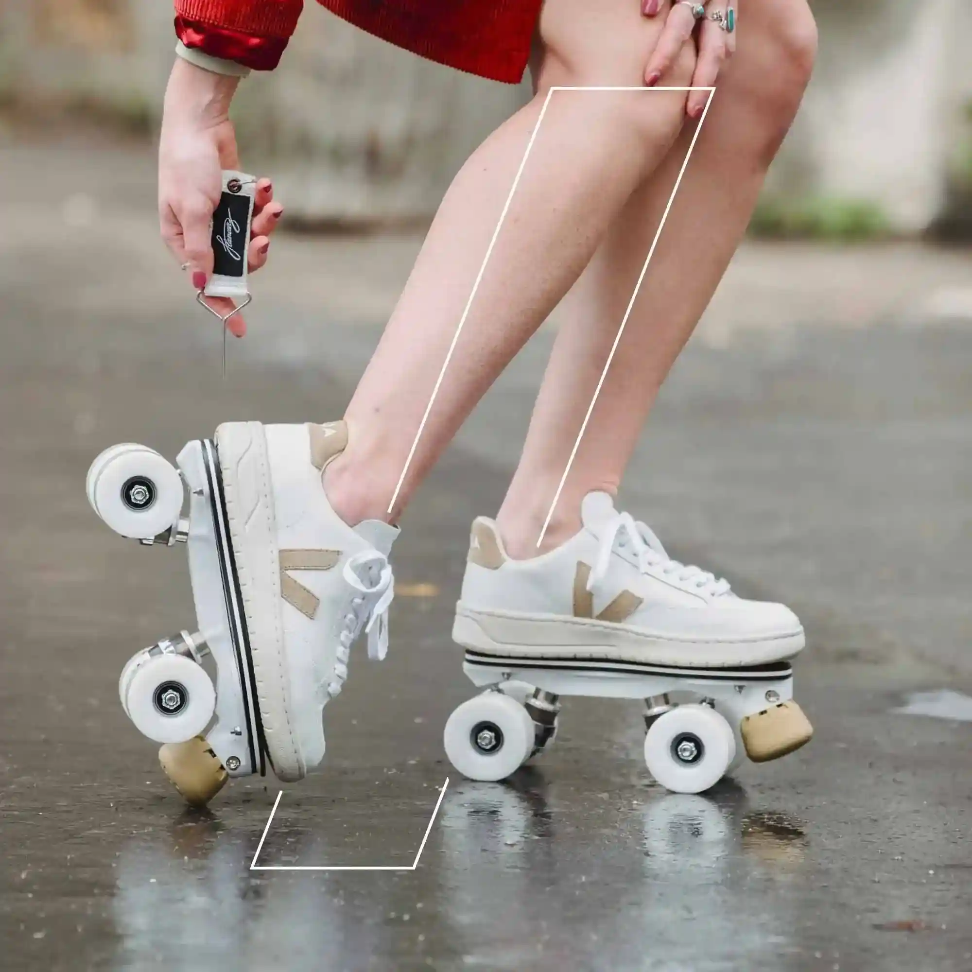 Buy VEJA Detachable Roller Skates | Slades by Flaneurz